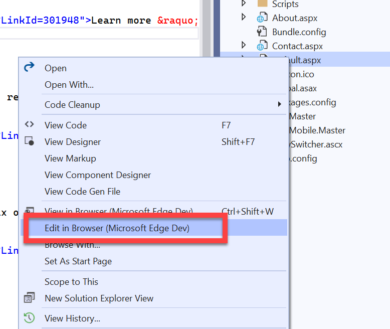 Web Live Preview for Visual Studio 2019 - PureSourceCode