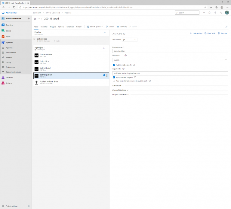 Azure DevOps releases AppServices - PureSourceCode