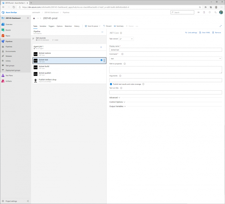 Azure DevOps releases AppServices - PureSourceCode