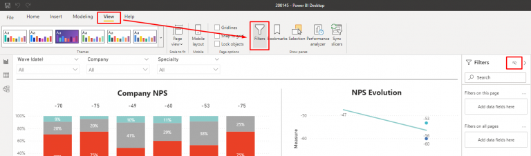 Hiding PowerBI report filter pane - PureSourceCode