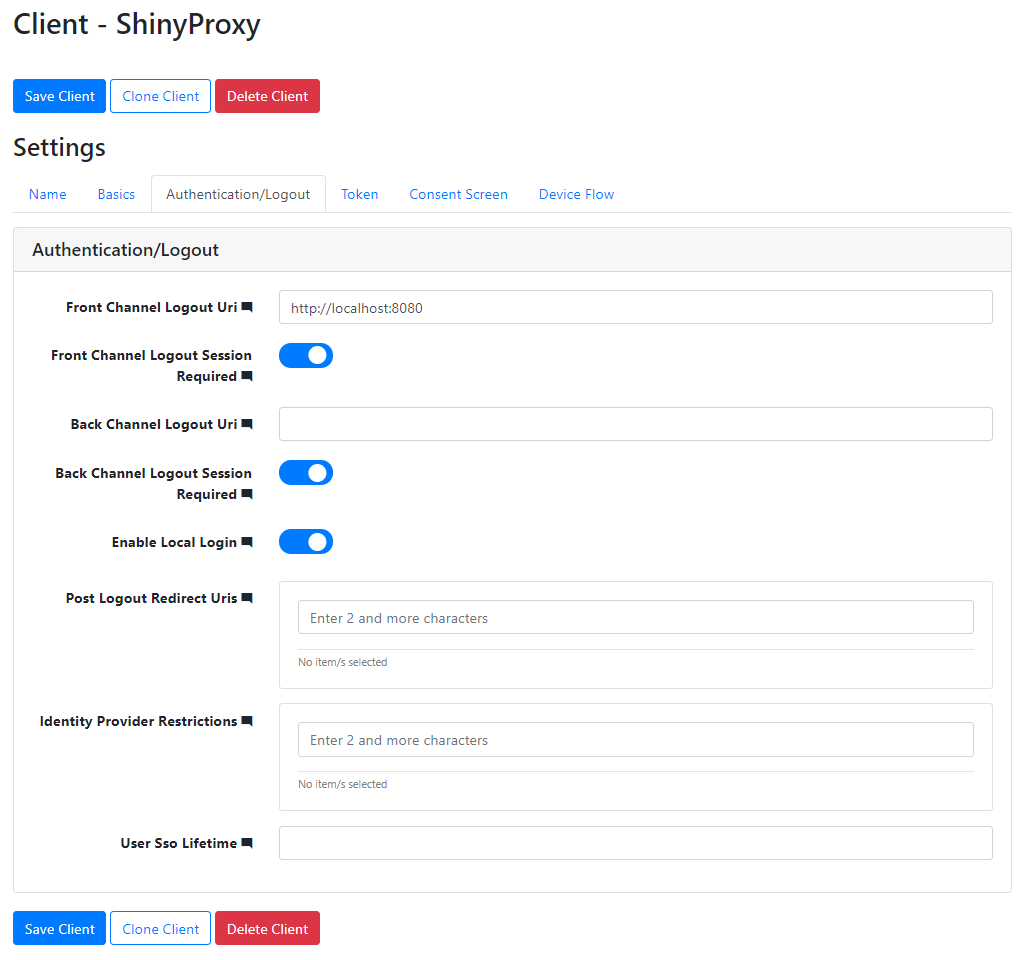 Authentication in ShinyProxy with IdentityServer - PureSourceCode