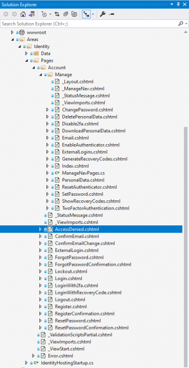 Integration with Identity in AdminLTE project - PureSourceCode