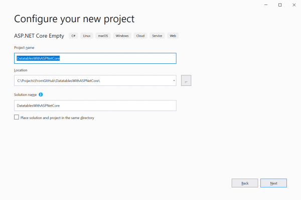 Datatables in ASP.NET Core Server-Side - PureSourceCode
