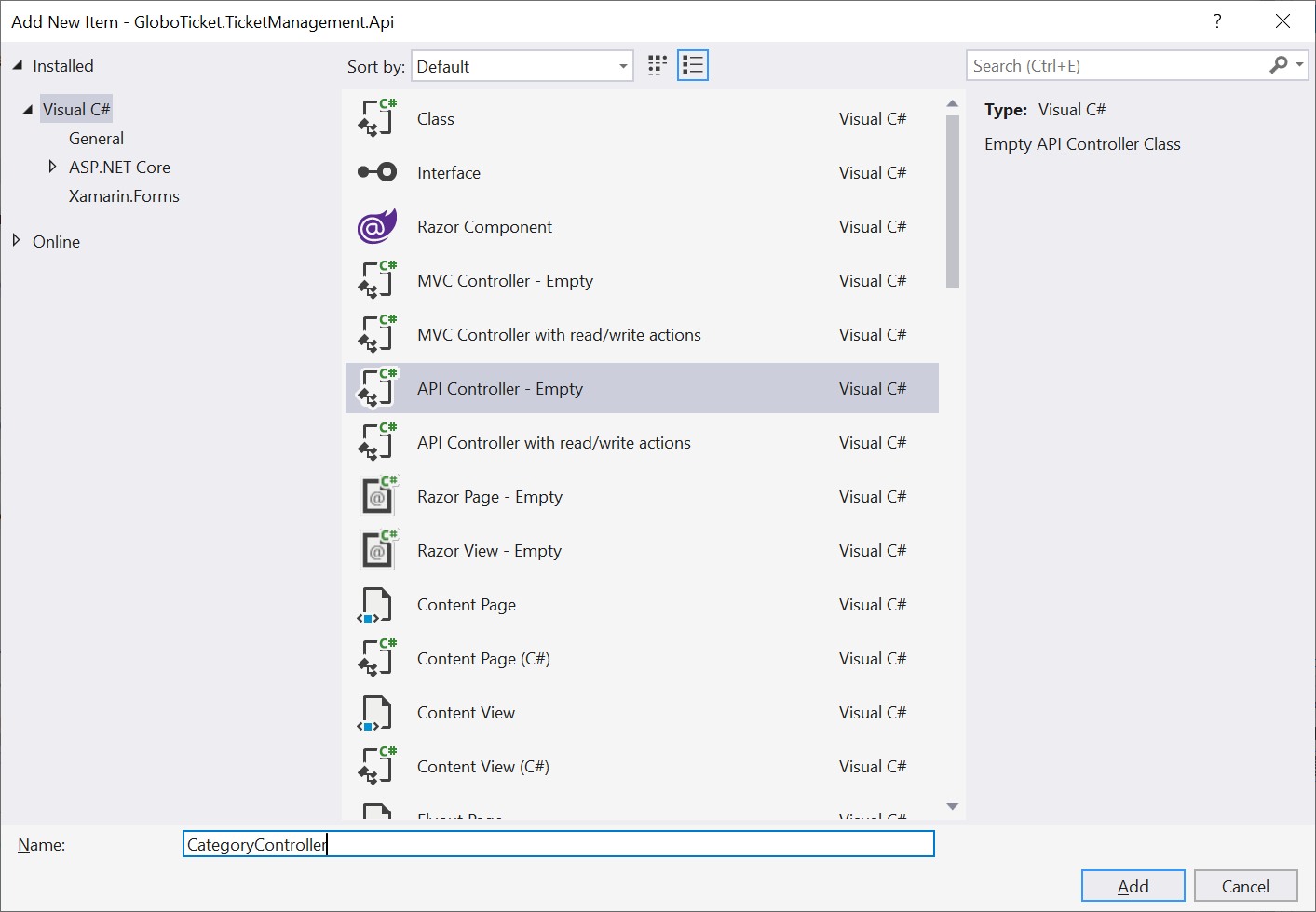 Adding an API using ASP.NET Core - PureSourceCode