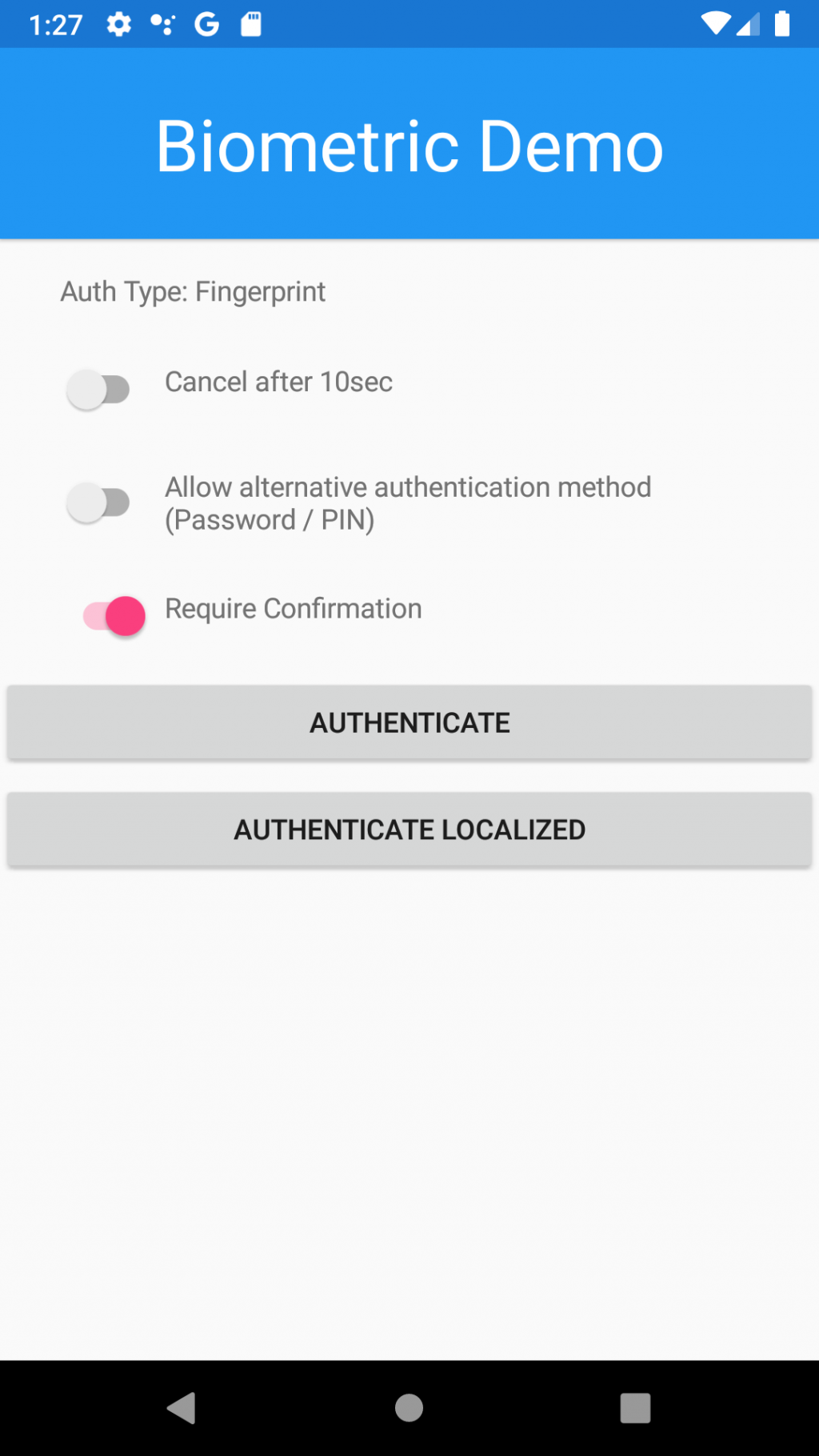 Using biometric identification in Xamarin Forms - PureSourceCode