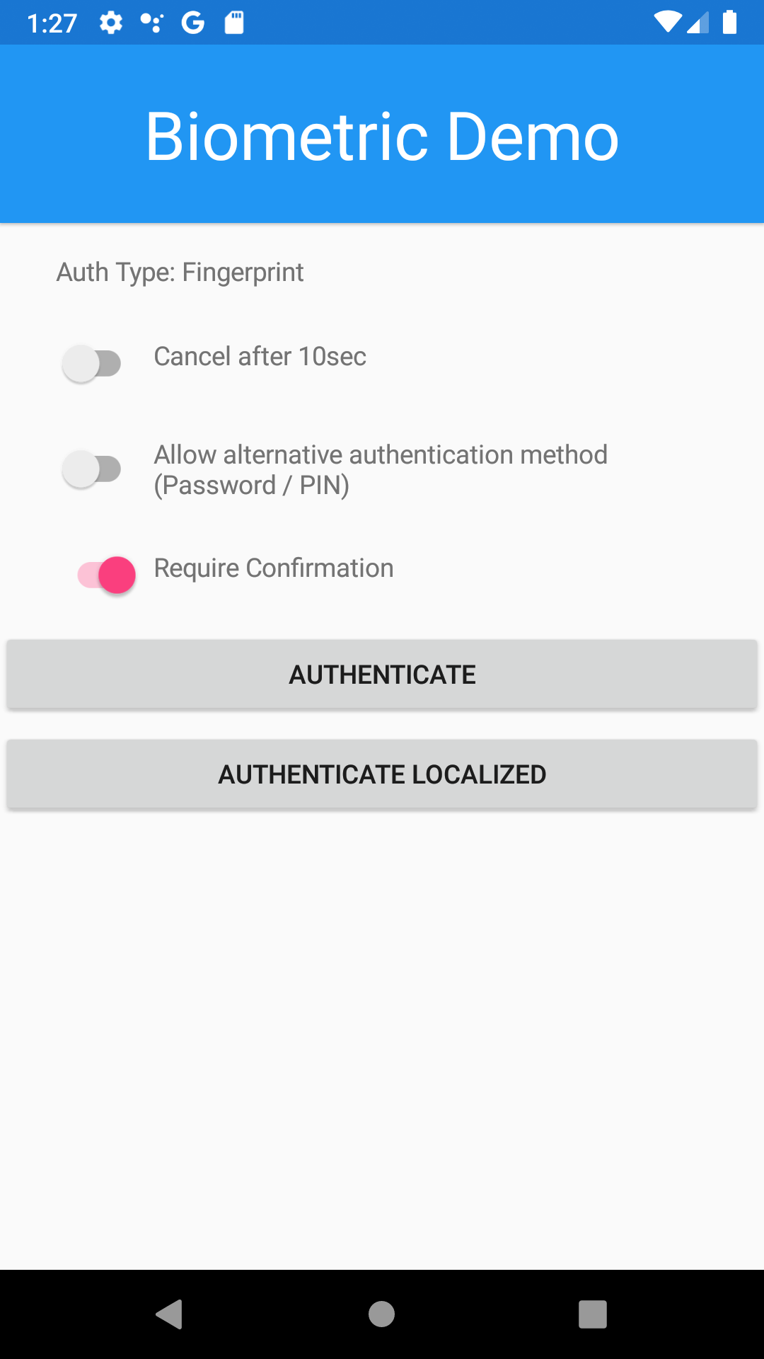 Using biometric identification in Xamarin Forms - PureSourceCode