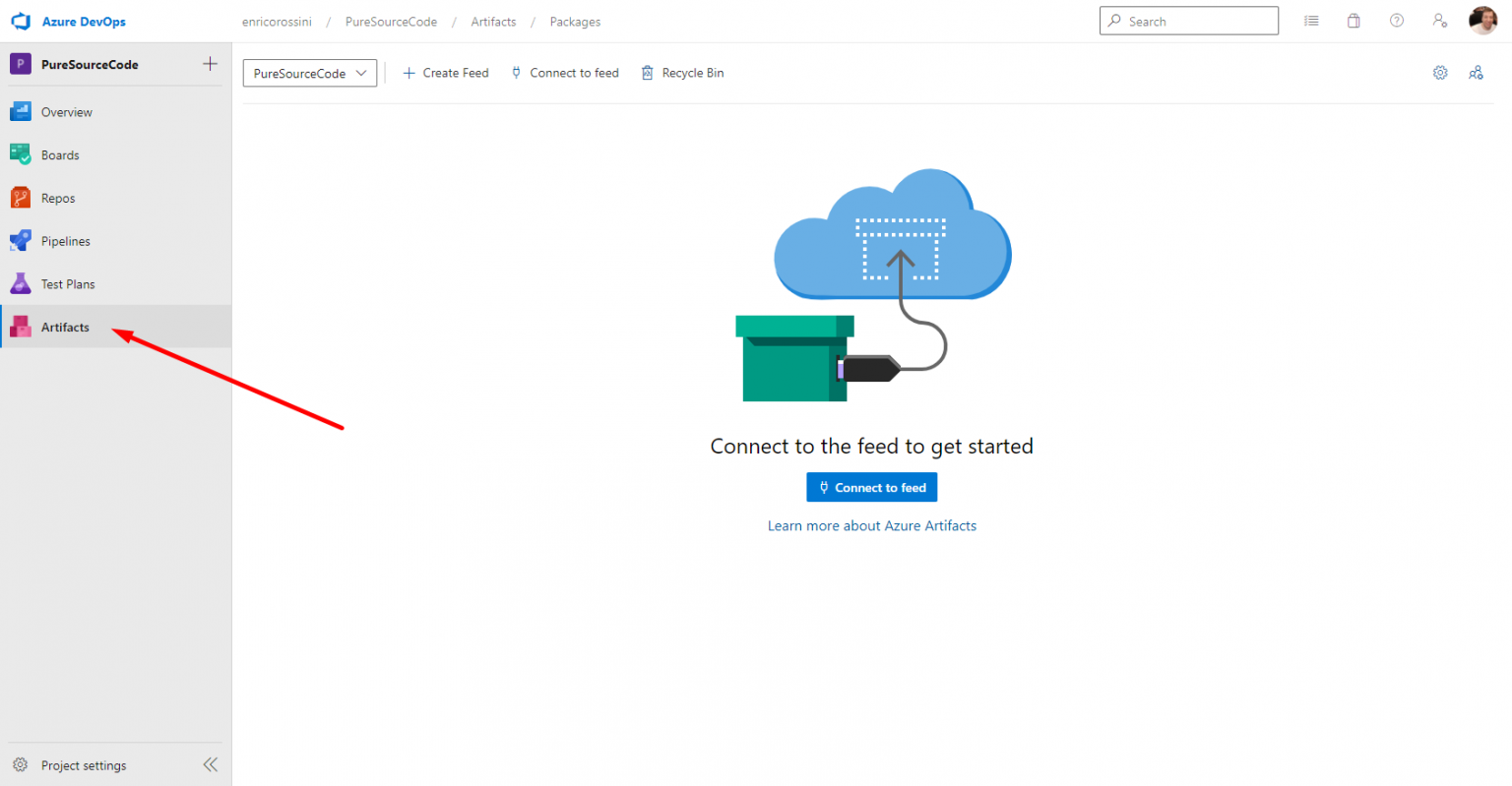 NuGet package with Azure DevOps - PureSourceCode
