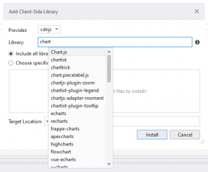 Using Chart.js with Blazor - PureSourceCode