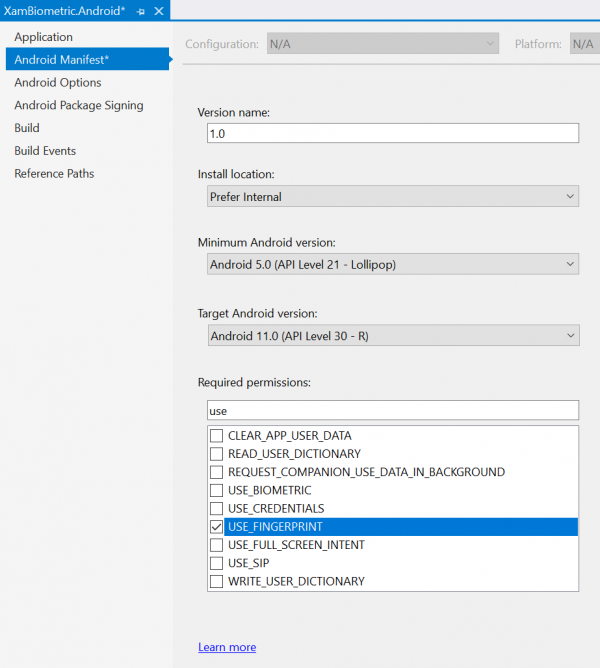 Using biometric identification in Xamarin Forms - PureSourceCode