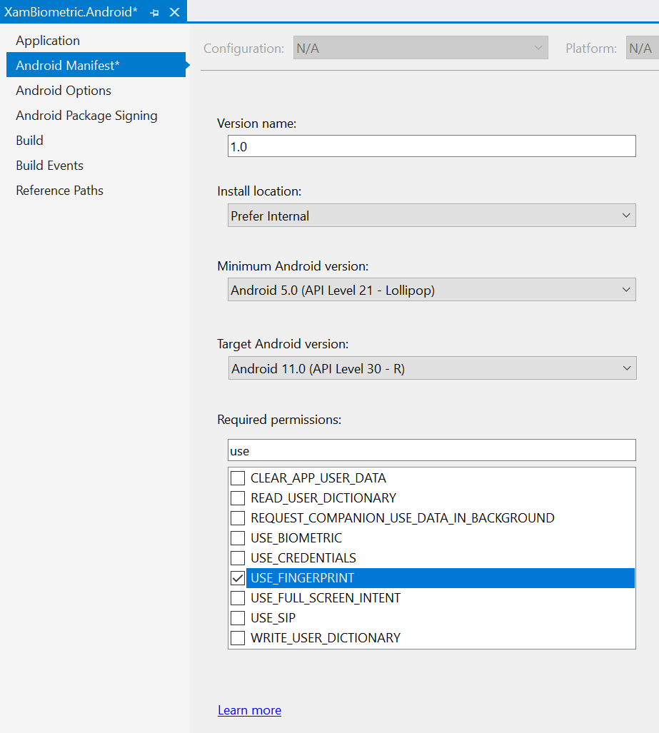 Using biometric identification in Xamarin Forms - PureSourceCode