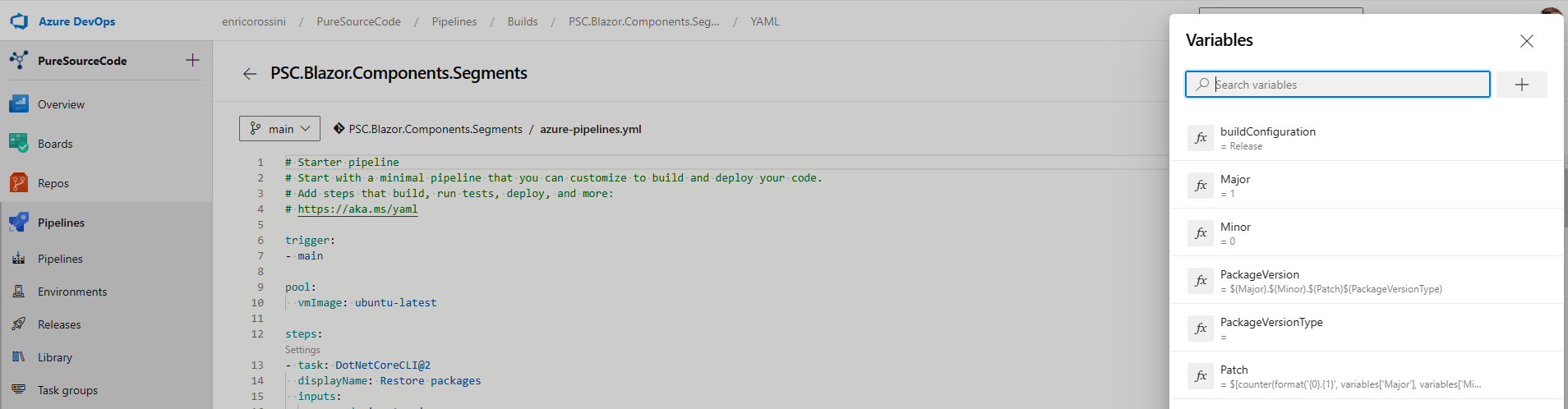 Ultimate pipeline for NuGet packages - PureSourceCode