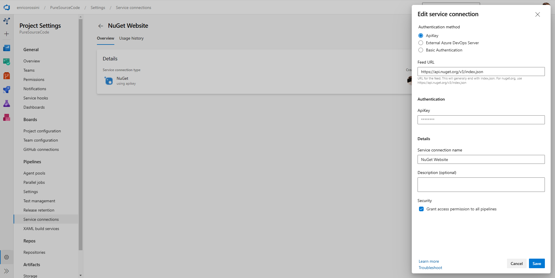 Ultimate pipeline for NuGet packages - PureSourceCode